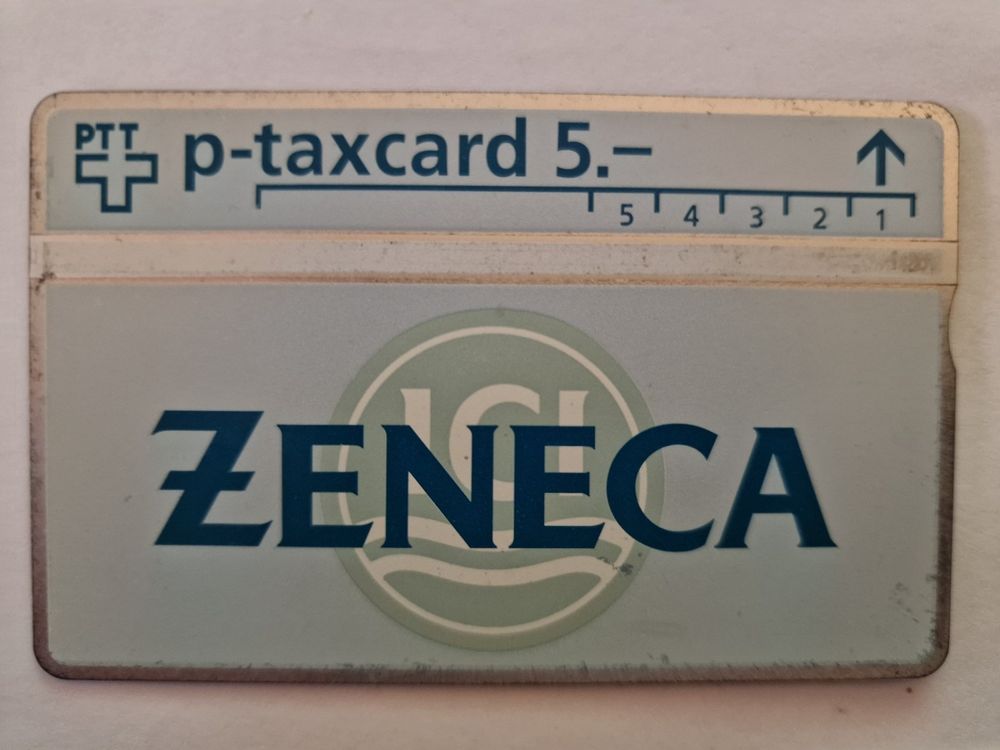 PTT Taxcard 5.- ZENECA 311L51940 (Gebraucht) in Dietikon für CHF 3 – mit Lieferung auf Ricardo ...