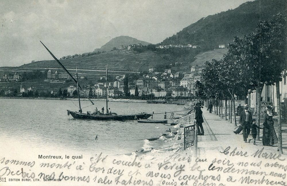 Montreux - Le quai (Gebraucht) in Les Avants für CHF 5 – mit Lieferung auf Ricardo kaufen