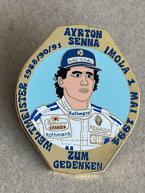 Pin Ayrton Senna zum Gedenken 1.Mai 1994 (Gebraucht) in Glattbrugg für ...