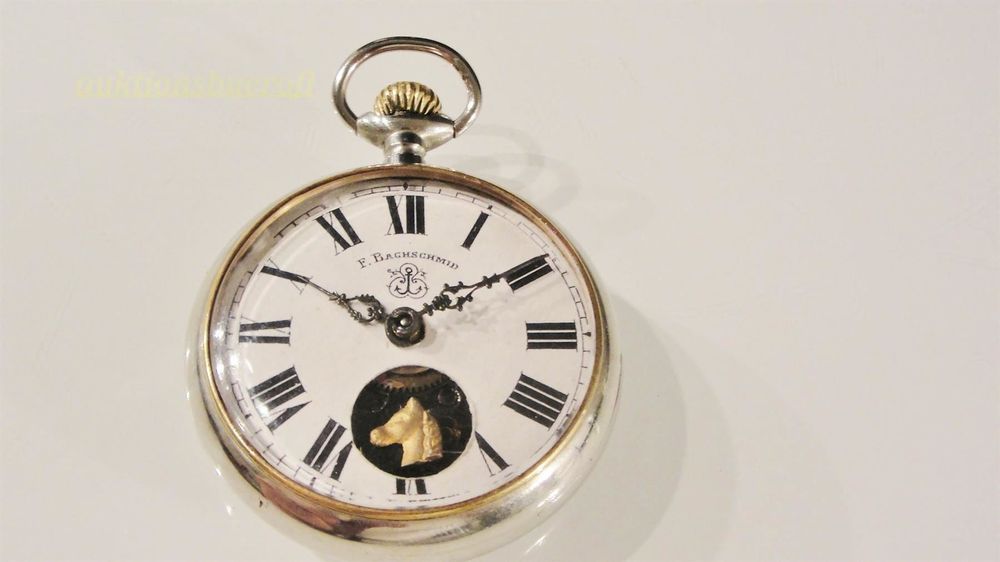 F. Bachschmid (Biel) Uhr mit Ross (930) | Kaufen auf Ricardo