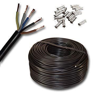 Meterware neues Stromkabel PVC 5x2.5mm2 H05VV-F nur 3.40.- (Neu und ...