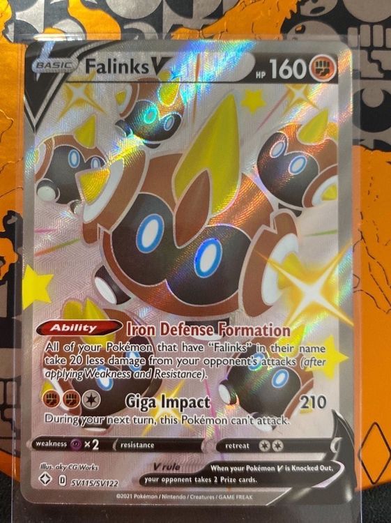 Shining fates Falinks v shiny EN pokemon (Neu (gemäss Beschreibung)) in ...