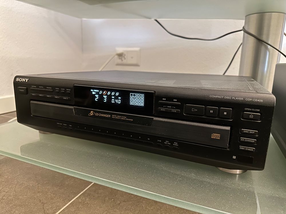 SONY CD-Player CDP CE405 CD-Wechsler | Kaufen auf Ricardo