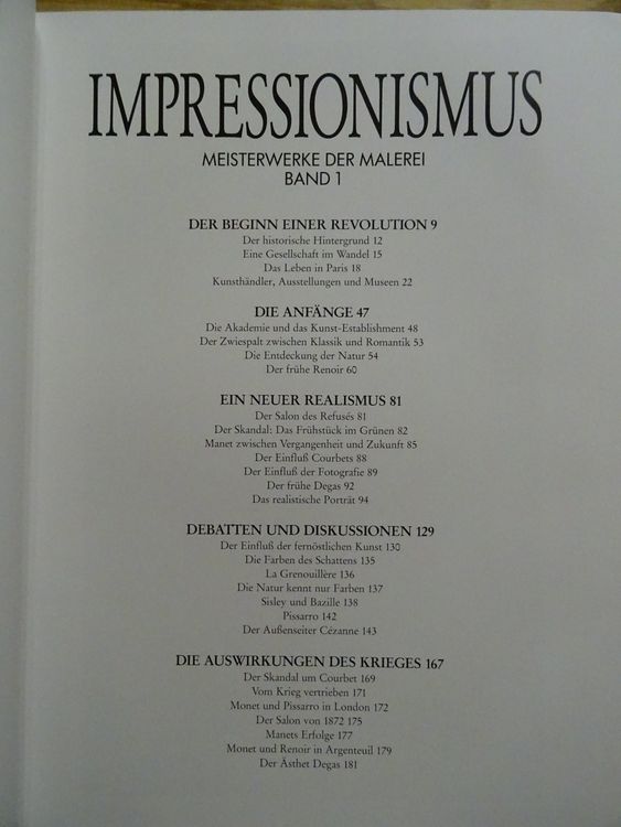 Impressionismus : Meisterwerke der Malerei Teil 1 (Gebraucht) in Hausen AG für CHF 3.5 – nur ...