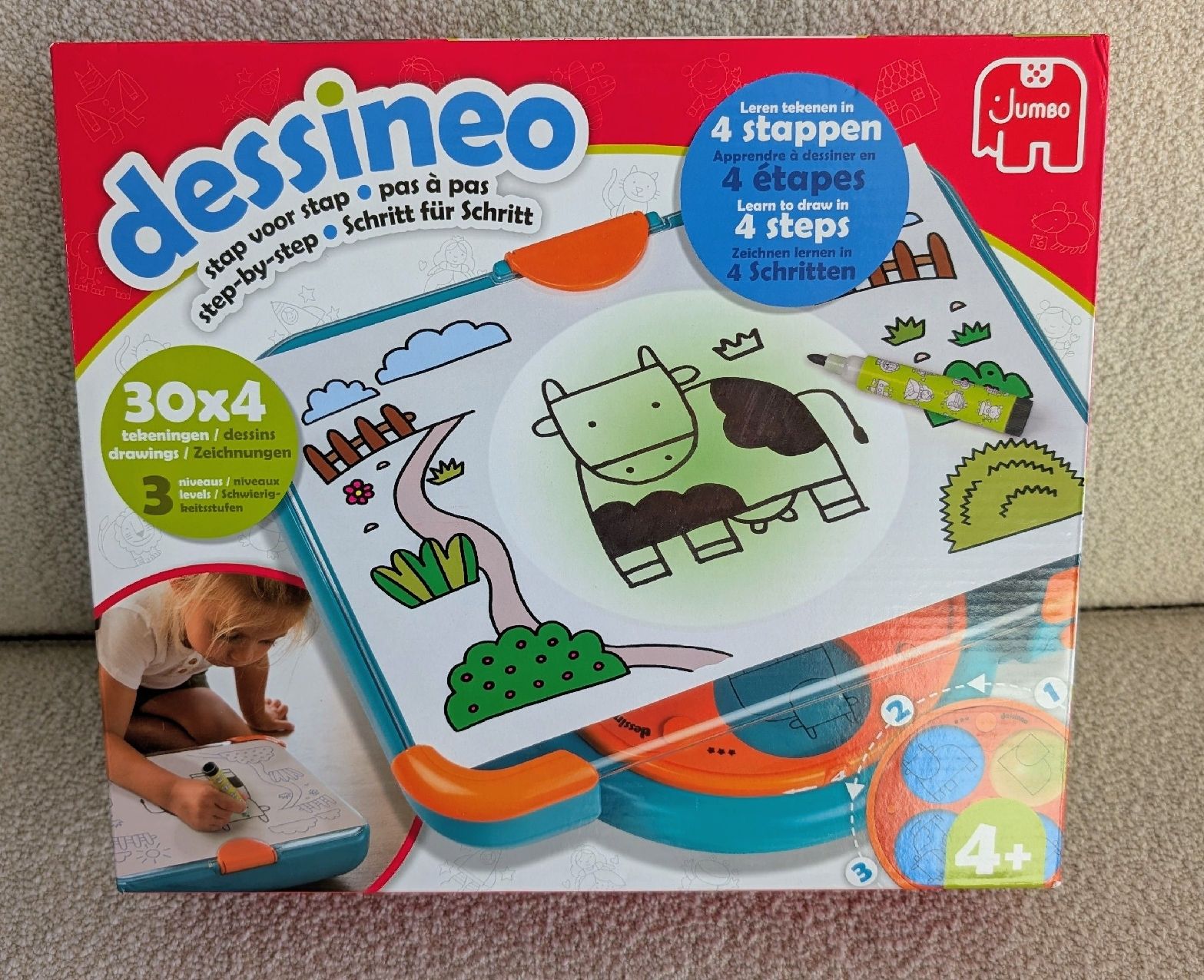 Dessineo Jumbo Drawing Board, Learn to Draw in 4 Steps (Gebraucht) in Baar für CHF 15 – mit ...