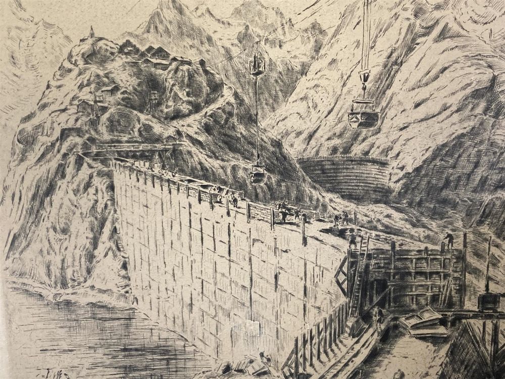 (rg) Grimsel Stausee Bau Talsperre signi (Gebraucht) in Bern für CHF 20 – mit Lieferung auf ...