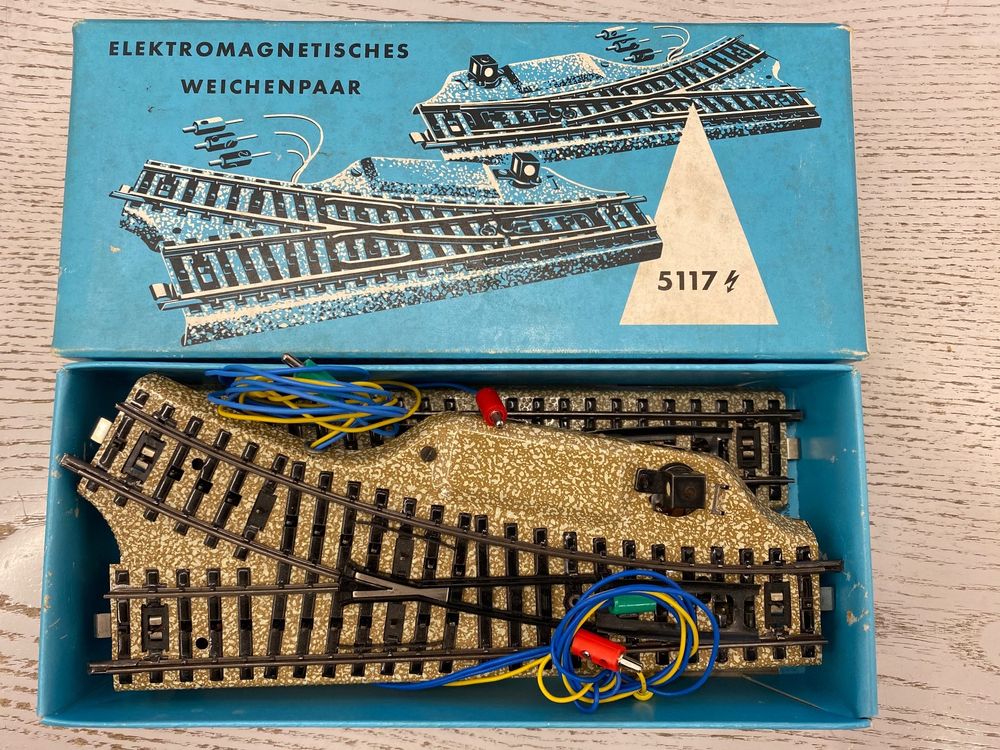 Märklin 5117 elektr. Weichenpaar | Kaufen auf Ricardo
