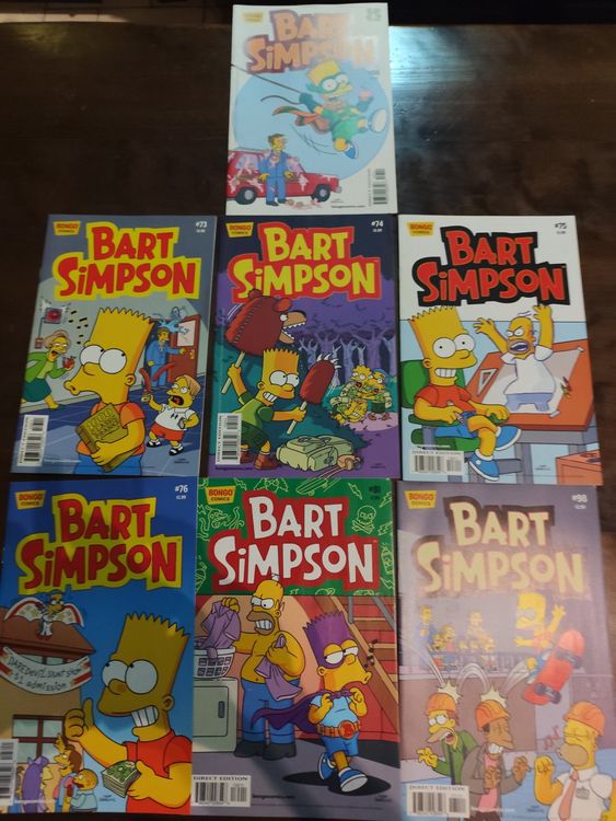 7 x Bart Simpsons COMICS | Kaufen auf Ricardo