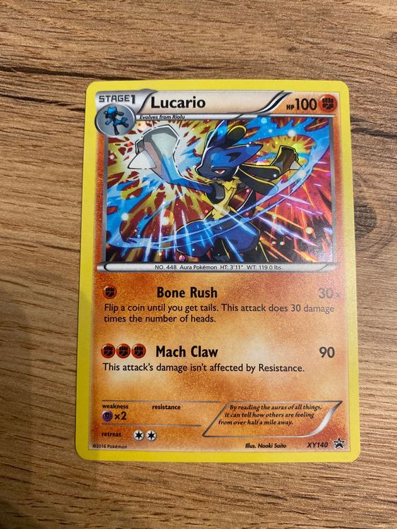 Carte Pokémon - Lucario - Promo XY140 (Neu (gemäss Beschreibung)) in ...