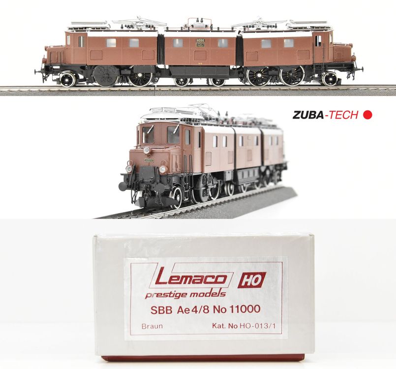 Lemaco H0-031/1 E-Lok Ae 4/8 SBB, H0 GS Analog mit OVP (Neu (gemäss ...