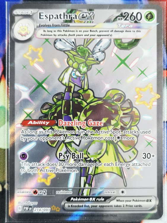 Pokemon Espathra ex 214/091 Paldean Fates EN | Kaufen auf Ricardo