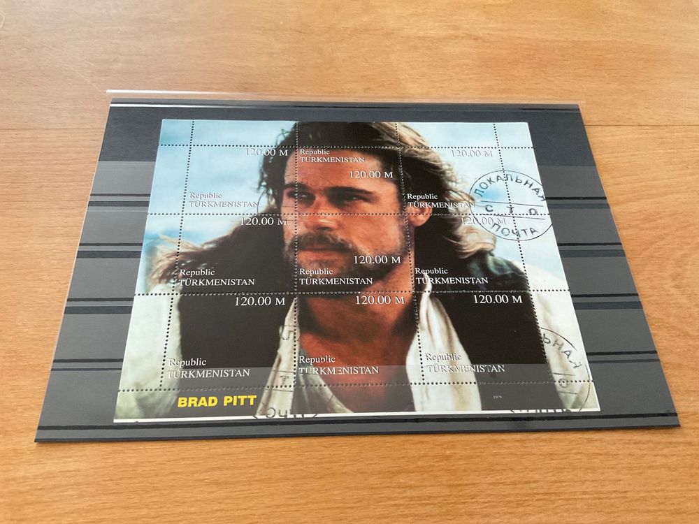 Brad Pitt, Mini Bogen Türkmenistan, perfekt | Kaufen auf Ricardo