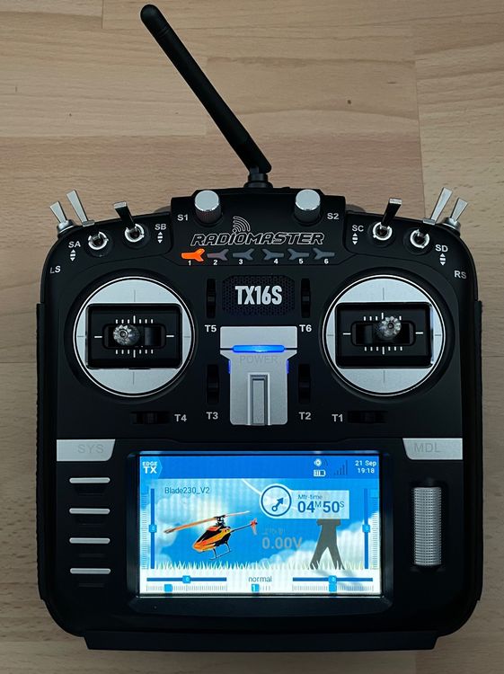 Radiomaster TX16S MAX Custom Fernsteuerung, Mode1 (Gebraucht) in Studen ...
