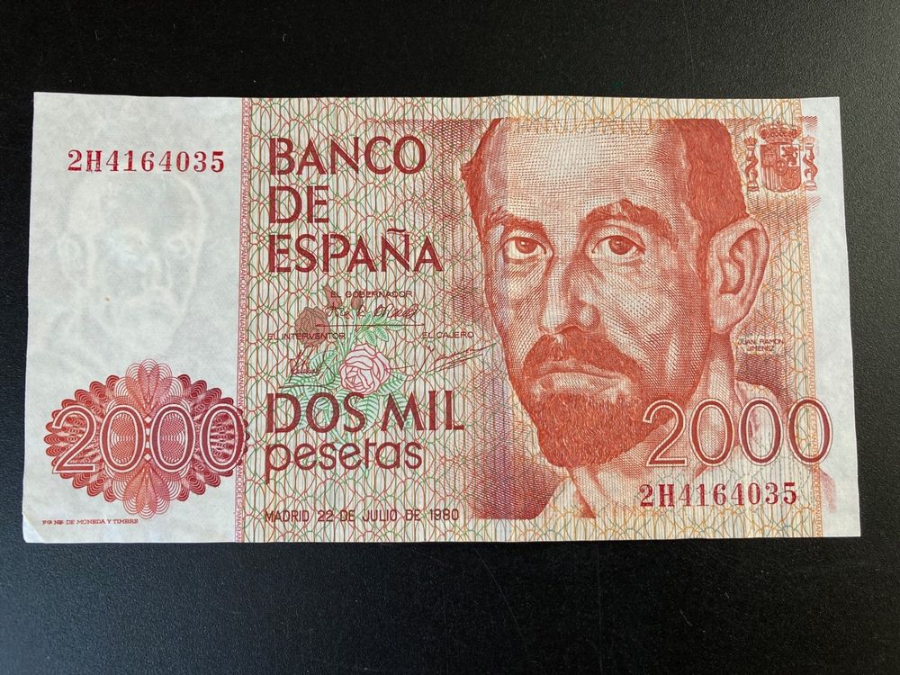 1 Note Spanische Pesetas (Gebraucht) in Eglisau für CHF 3 – mit ...