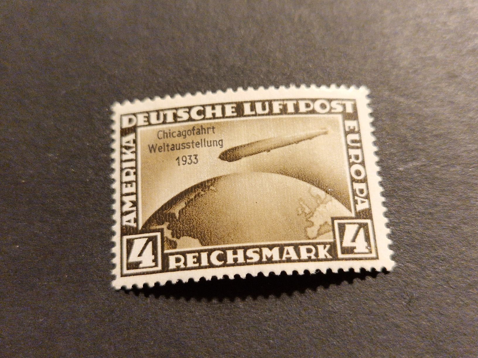 Deutsches Reich Briefmarke ** Chicago Mi 498 (Neu (gemäss Beschreibung ...