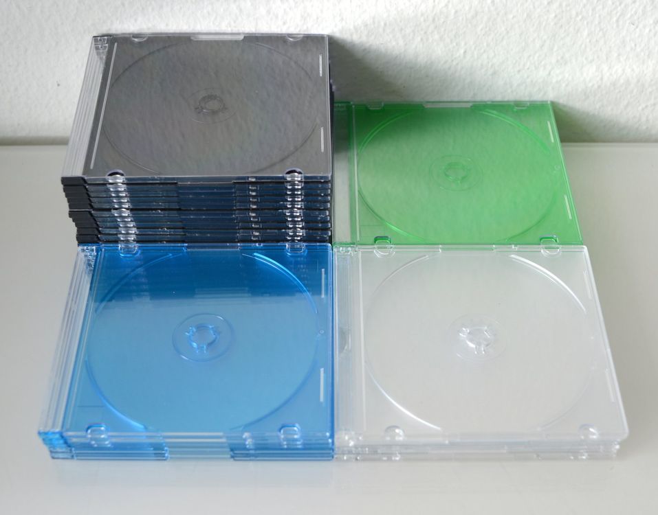 30x CD / DVD / Blu-ray Slim Case 5mm | Kaufen auf Ricardo