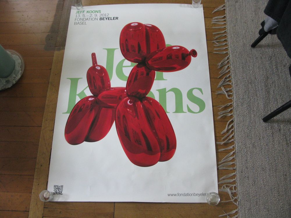 Poster Jeff Koons (Gebraucht) in für CHF 5 – mit Lieferung auf Ricardo ...