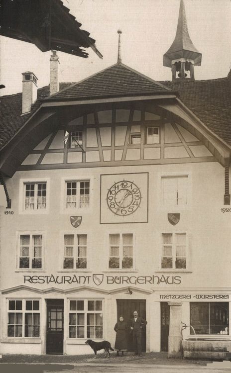 Wiedlisbach, Restaurant Bürgerhaus, Metzgerei / Wursterei | Kaufen auf ...