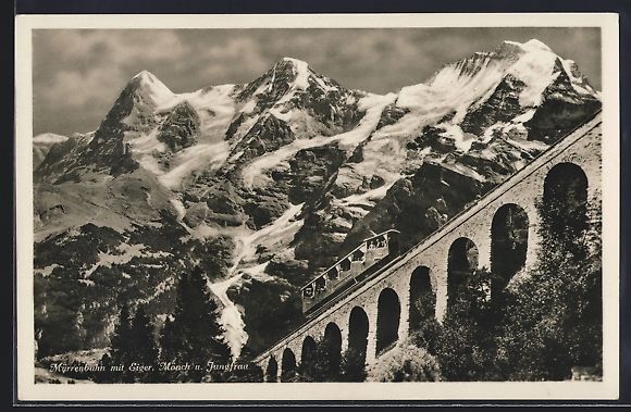 Mürrenbahn mit Eiger, Mönch und Jugfra (Gebraucht) in Berlin für CHF 6 ...