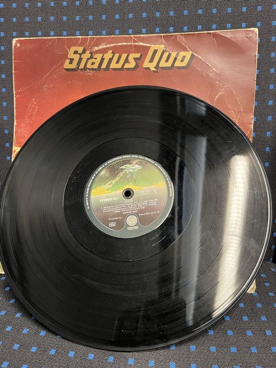Status Quo Vinyl Schallplatte LP Rarität 1974 (Gebraucht) in Sursee für CHF 5 – nur Abholung auf ...