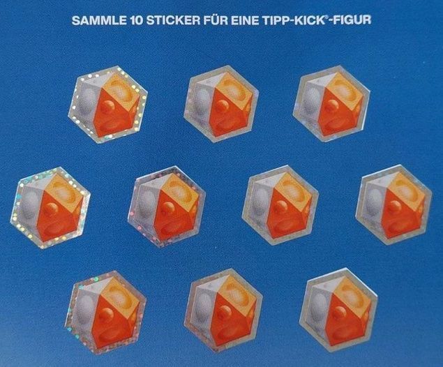 Migros TIPP-KICK MANIA - 10 Sticker komplett für 1 Figur | Kaufen auf ...