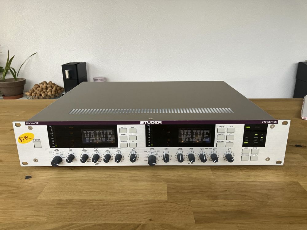 Studer D19 MicValve 2-Kanal Röhrern-Mikrofon-Vorverstärker (Gebraucht) in Algetshausen für CHF ...