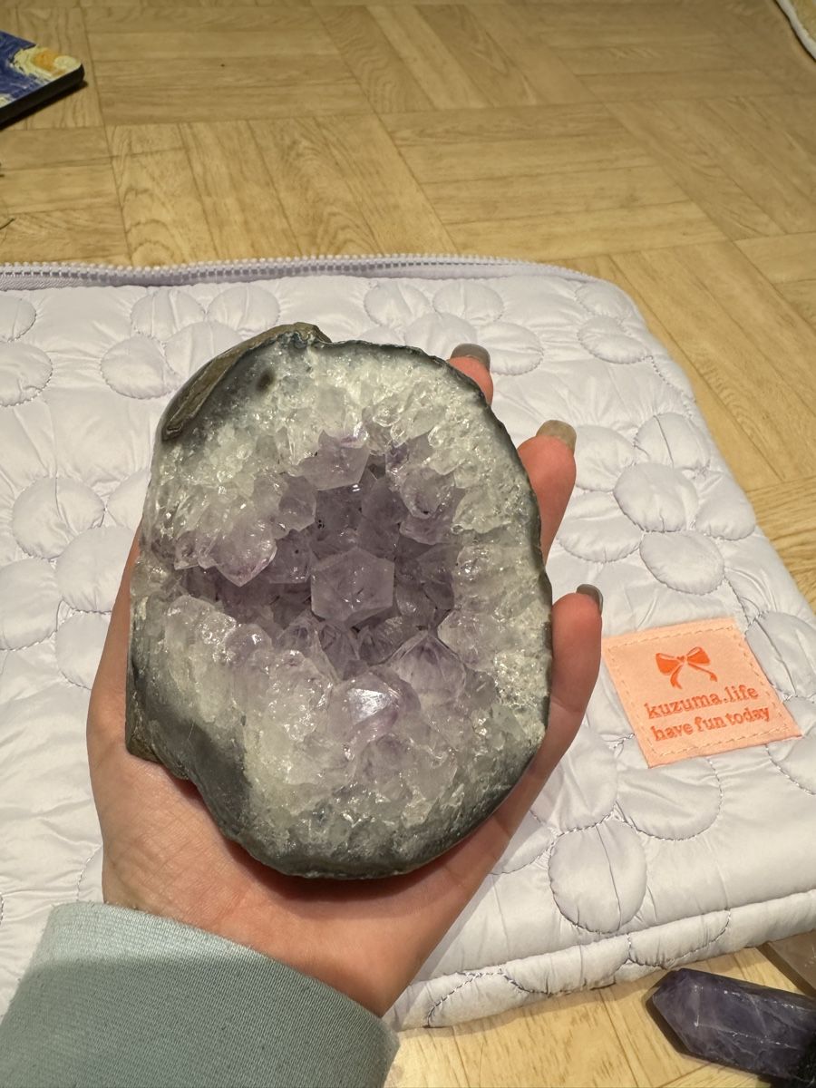 Kristall-Set – Amethyst Cluster, Rauchquarz Kugel & Zoisit (Neu (gemäss ...