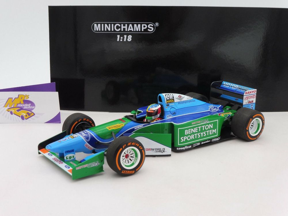 Benetton Ford B194 Belgian GP 2017 Mick Schumacher 1:18 NEU | Kaufen ...