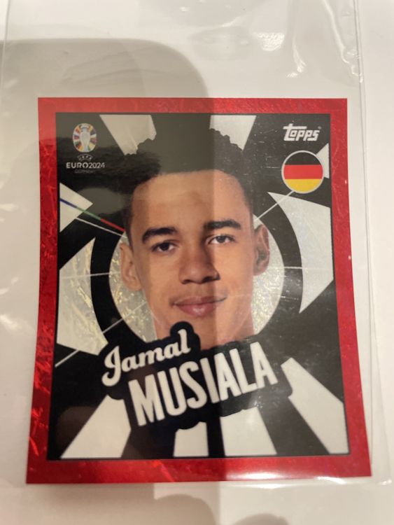 Topps EM 2024 Jamal Musiala Sticker (Neu (gemäss Beschreibung)) in für ...