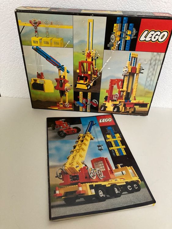 Kompletter Pneukran Nr. 855 von Lego aus den 80 er Jahren (Gebraucht ...