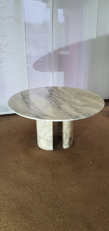 Marmor Tisch rund | Kaufen auf Ricardo