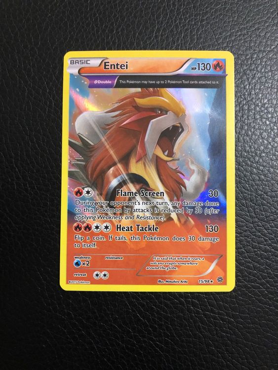 XY: Ancient Origins - Entei Holo 15/98 Ab 1 (Gebraucht) in Paradiso für ...