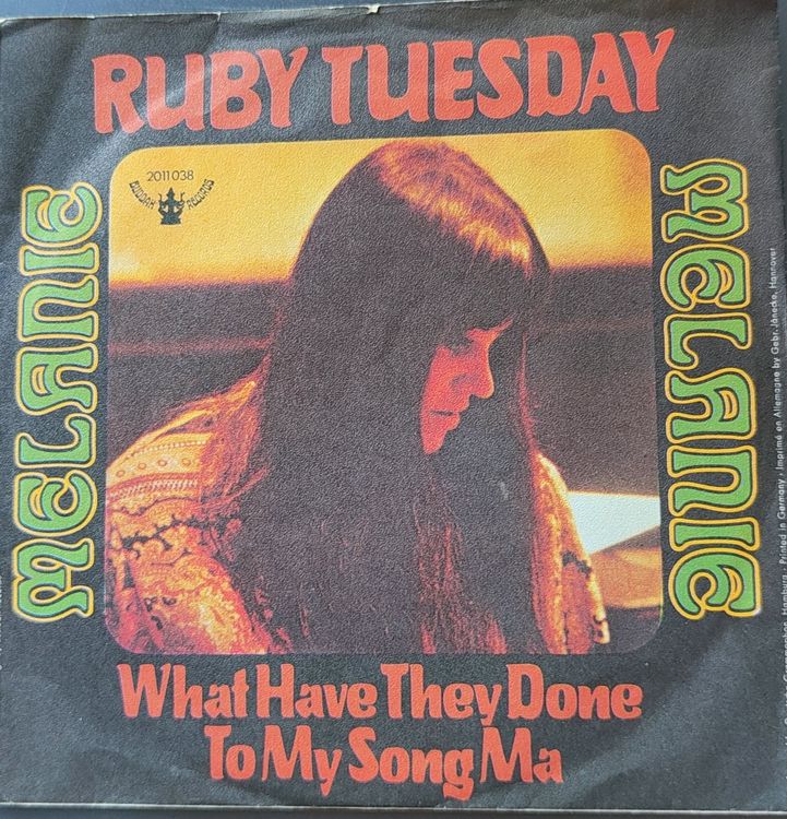 Vinyl-Single Melanie - Ruby Tuesday | Kaufen auf Ricardo