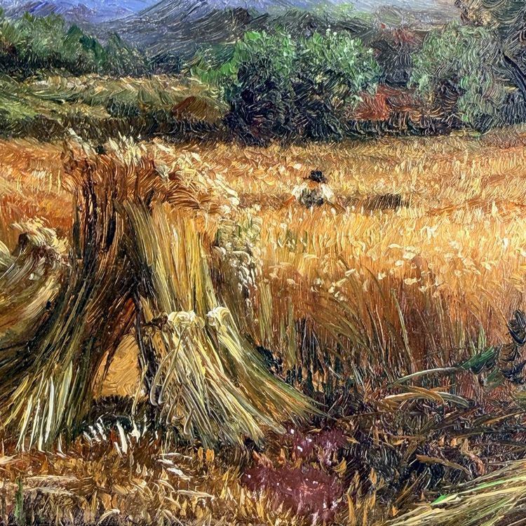 Huile ancienne sur panneau bois cadre doré (Gebraucht) in Vessy für CHF ...