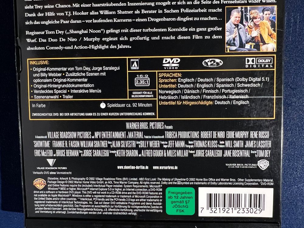 DVD - Showtime - Robert De Niro, Eddie Murphy | Kaufen auf Ricardo