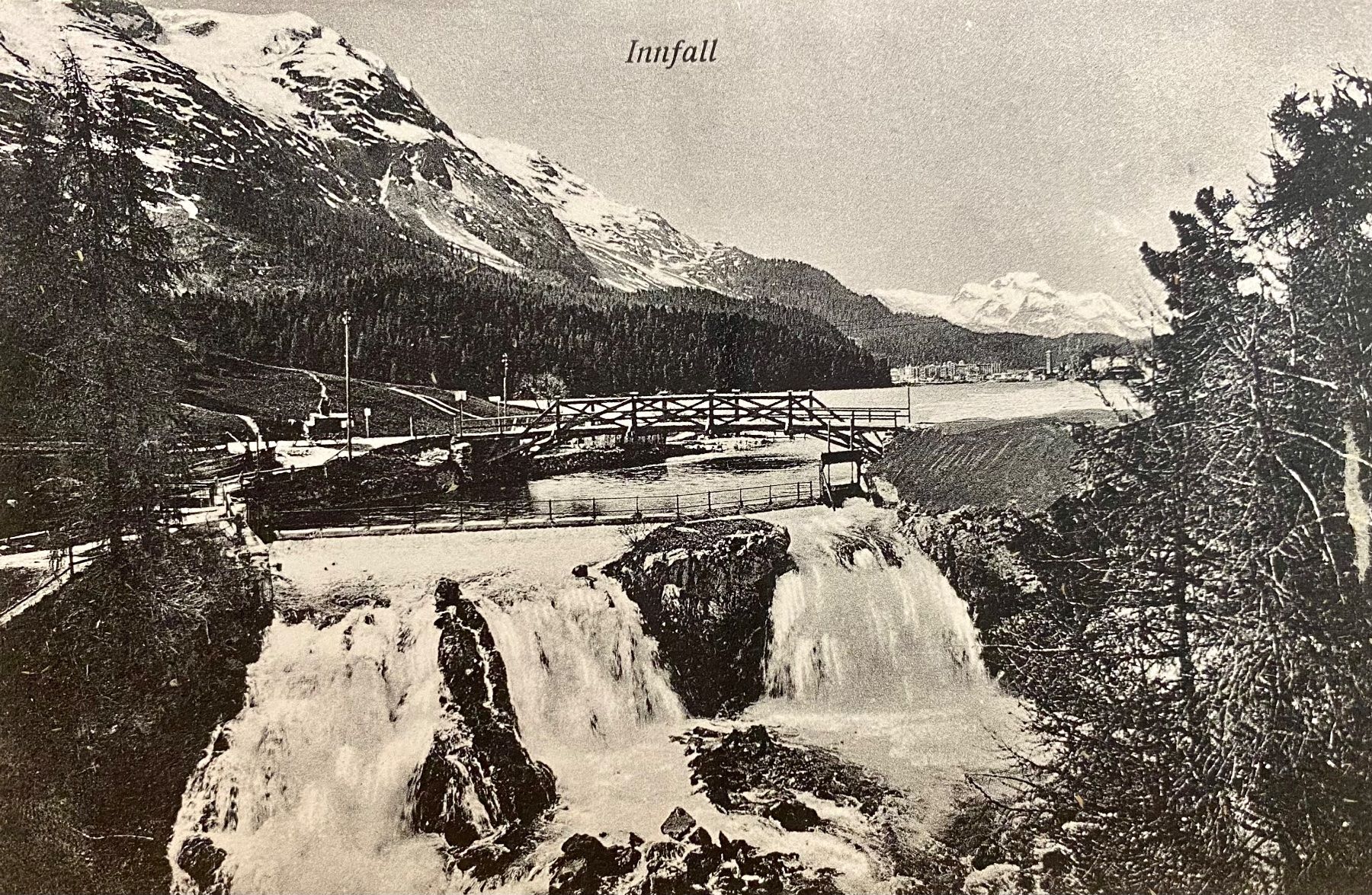 Innfall bei Sankt Moritz - Engadin - Wasserfall Natur (Gebraucht) in ...