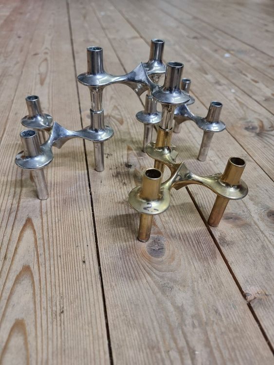 4 wunderschöne STOFF NAGEL Kerzenständer /Kerzenhalter | Kaufen auf Ricardo