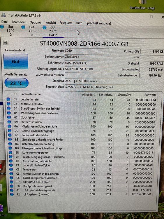 Seagate IronWolf 4TB HDD (Gebraucht) in Wichtrach für CHF 45 – mit ...