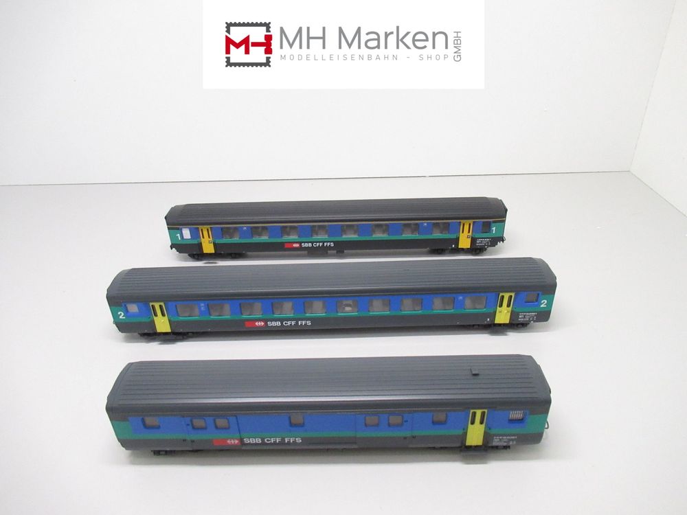 Roco+Lima 3-tlg. Wagenset "Papagei" SBB Ohne OVP DC GS H0 | Kaufen auf Ricardo