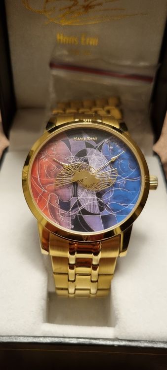 HANS ERNI Lauf der Zeit Kunstuhr Swiss Made Quarz LIMITED ED | Kaufen auf Ricardo