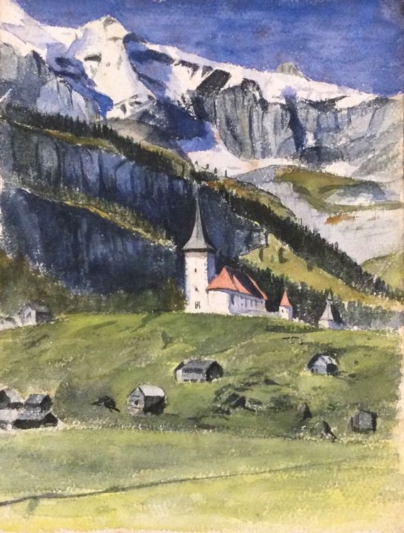 KÜNSTLER ? NICHT SIGNIERT AQUARELL | Kaufen auf Ricardo