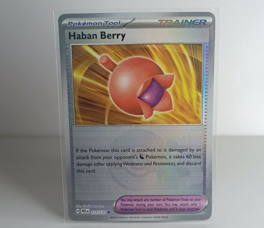 Haban Berry 111/131 Pokeball Prismatic Evolutions | Kaufen auf Ricardo