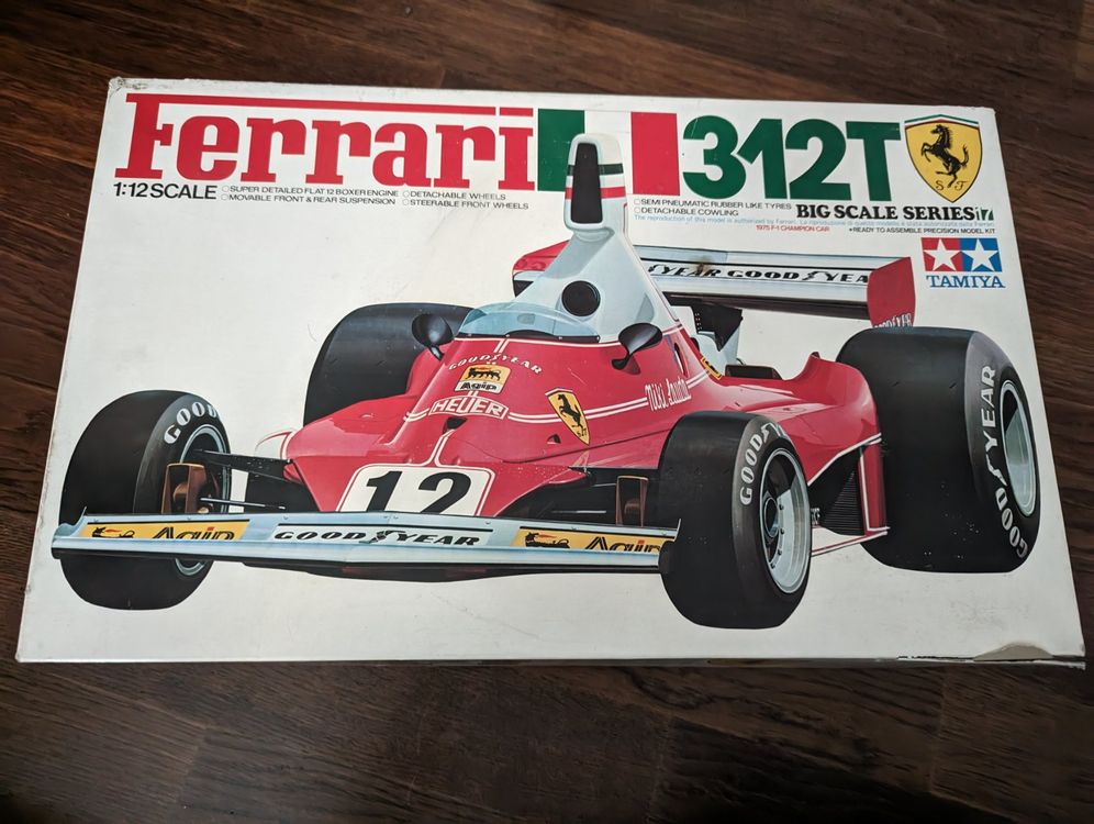Ferrari 312T Big Scale Series 1:12 Tamiya Model Auto (Gebraucht) in ...