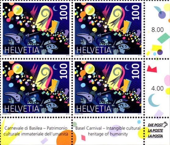 Viererblock Basler Fasnacht** (Neu (gemäss Beschreibung)) in Dottikon für CHF 5.5 – mit ...