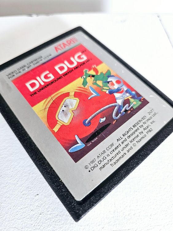 💥 ATARI 2600 Game "DIG DUG" 1987 (Gebraucht) in Affoltern am Albis für ...