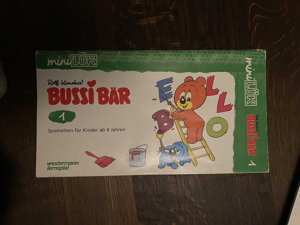 Mini Lük Heft Bussi Bär 1 - Lernspiel für Kinder ab 4 Jahren (Gebraucht ...