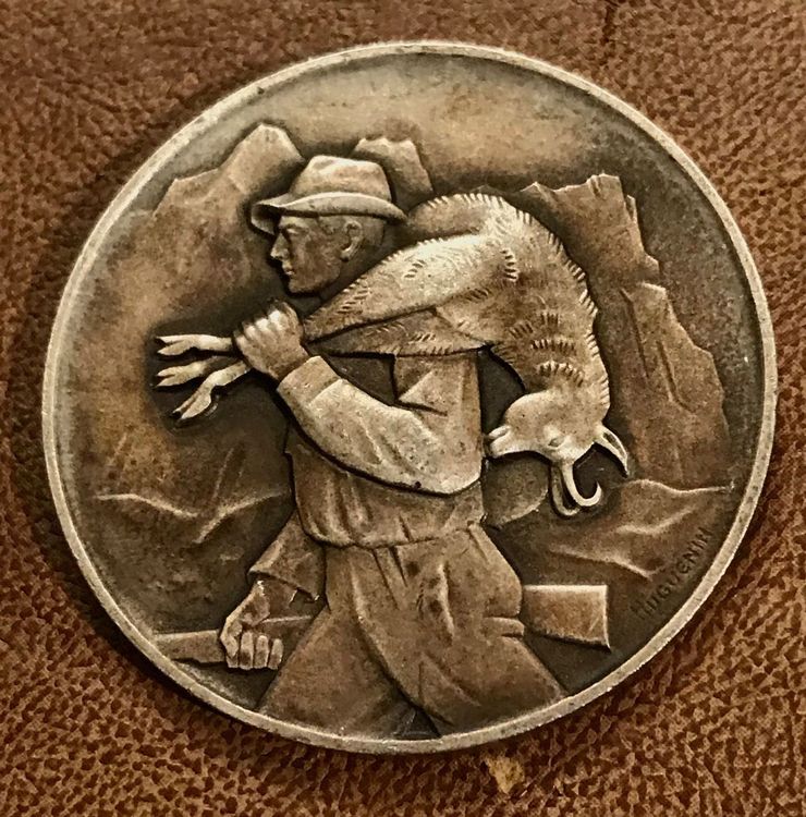 Zinn Medaille Jäger und seine Beute SS | Kaufen auf Ricardo