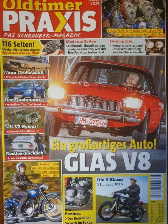 Oldtimer Praxis /17 Land Rover 88 V8 0pel Speedster Ford xx (Gebraucht ...