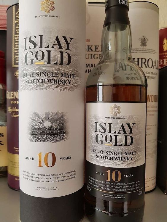 ISLAY GOLD 10 YEARS SINGLE MALT 70CL (Neu und originalverpackt) in ...