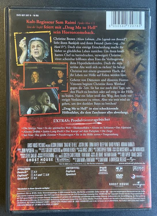 DVD Drag me to Hell "Horror der Heftigen Art" (Gebraucht) in Böckten ...